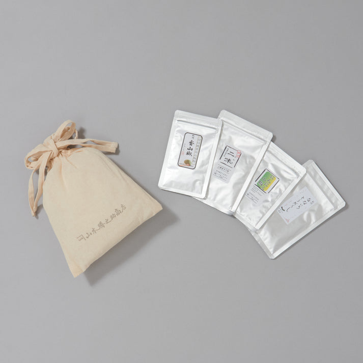 [Kishu Sansho] 4-Piece Sansho Spice Set | Ground Sansho Powder, Whole ...