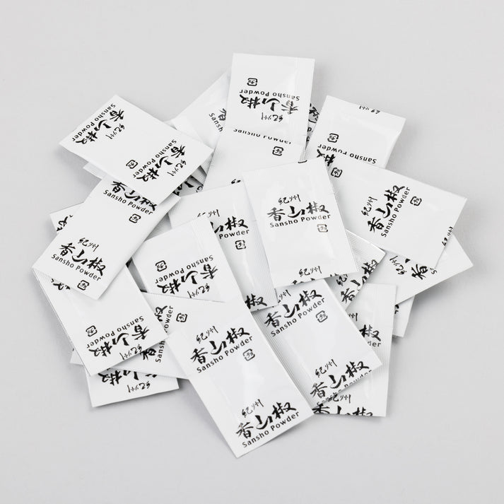 Japanese Kishu Sansho Pepper Powder｜Mini Sachets Bulk Pack (500 x 0.2g ...